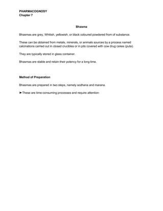 Chapter 7 Pharmacosy Traditional System of Medicine & Ayurvedic ...