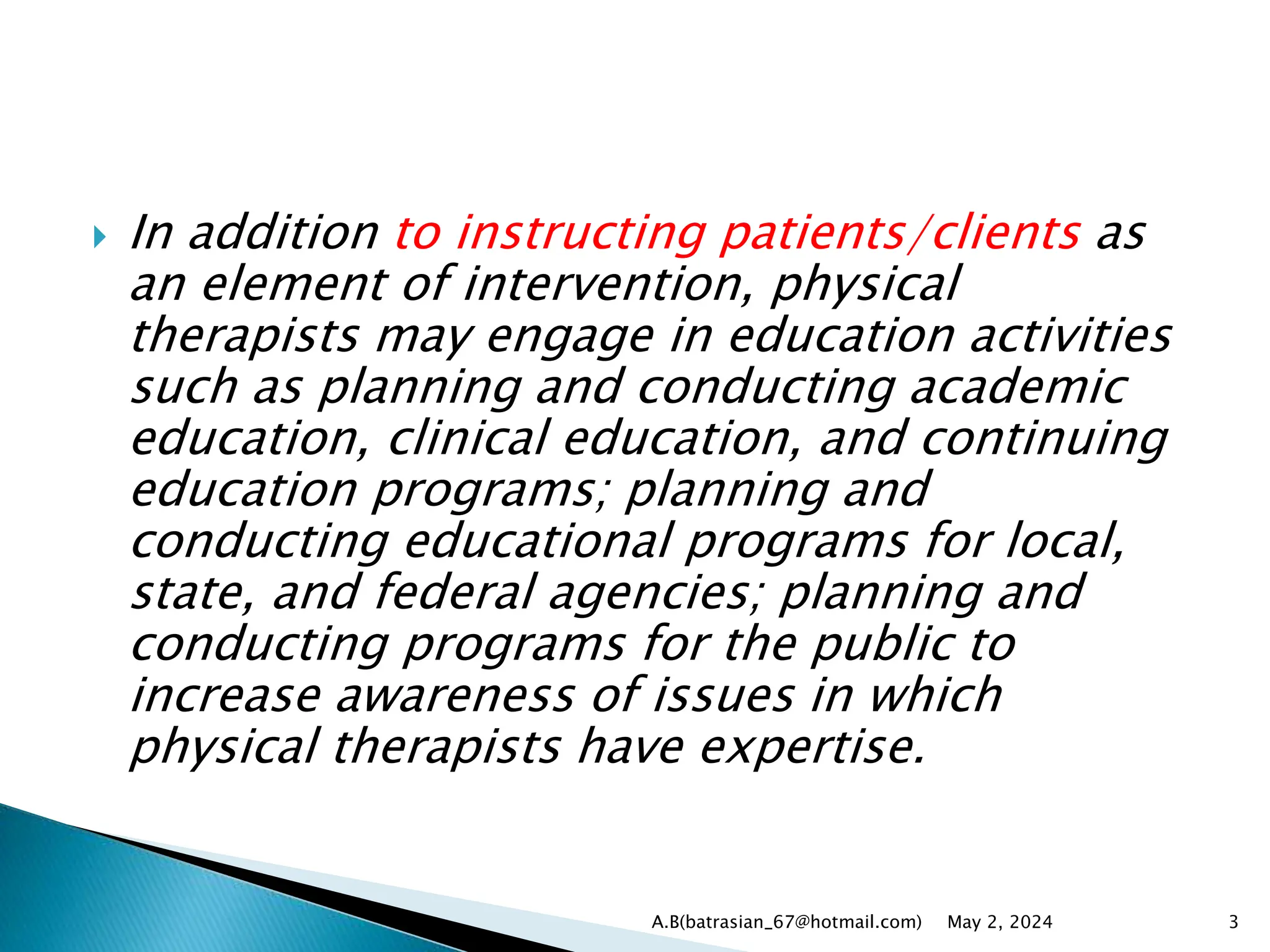 chapter7 physical therapist as an educator.pptx