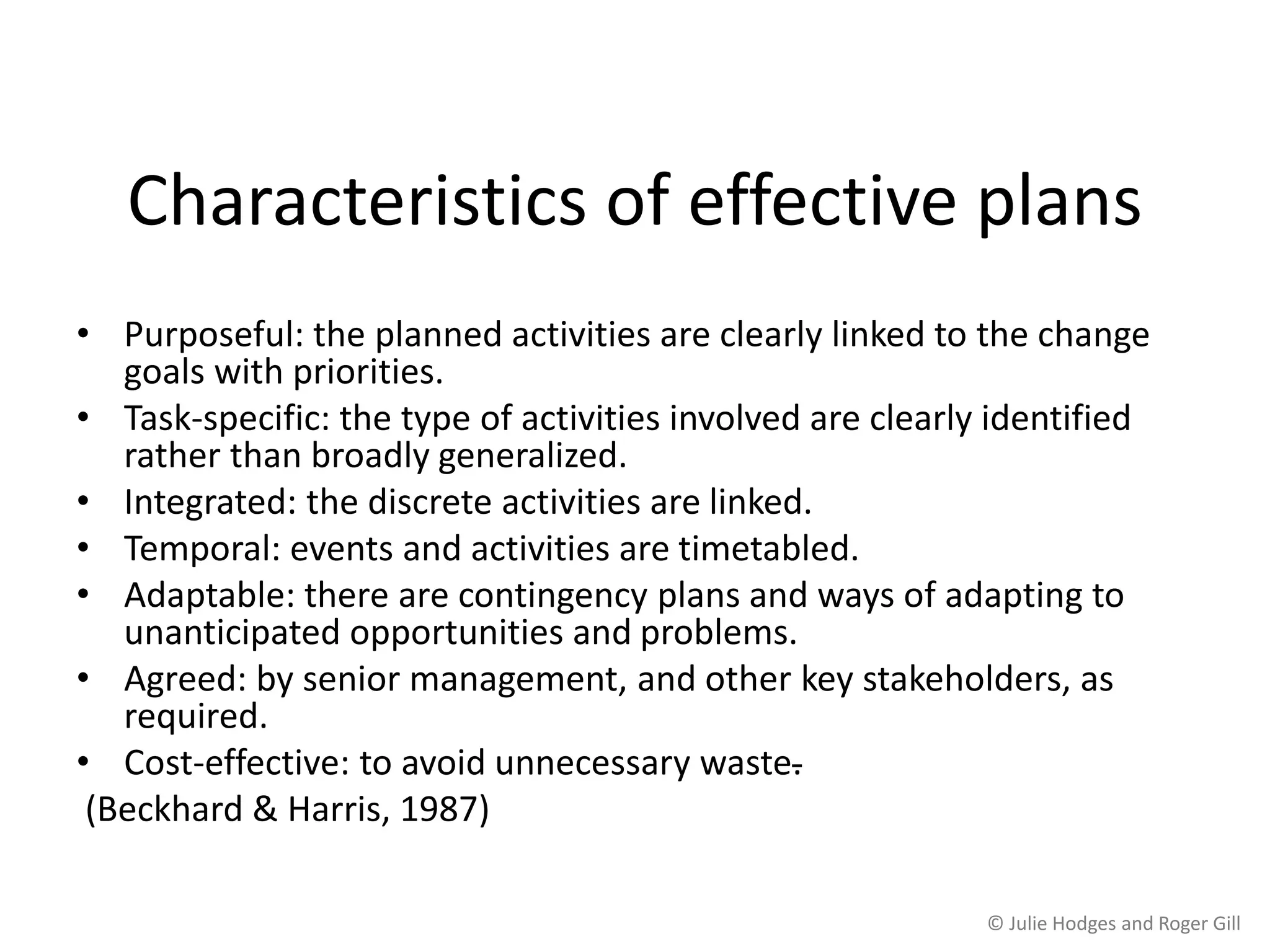 Chapter 7 planning and implementing change | PPTX