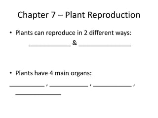 Introduction to the Plant Reproduction.ppt