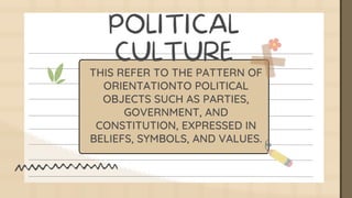 CHAPTER 7 (POLITICAL INSTITUTION).pptx