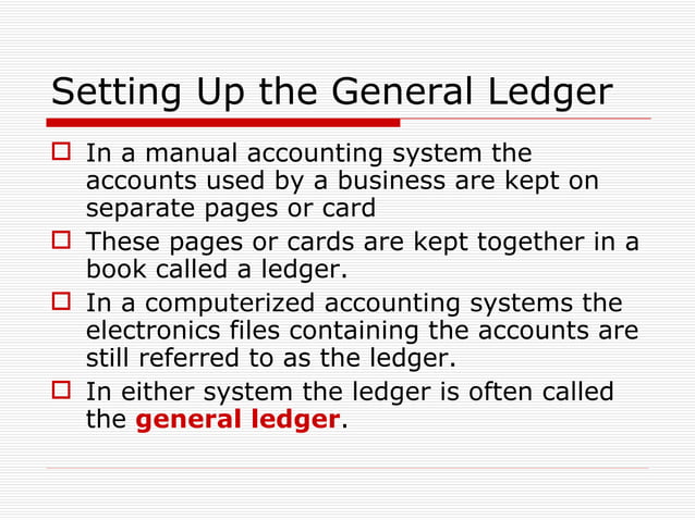 Chapter 7 posting journal entries to general ledger accounts | PPT ...
