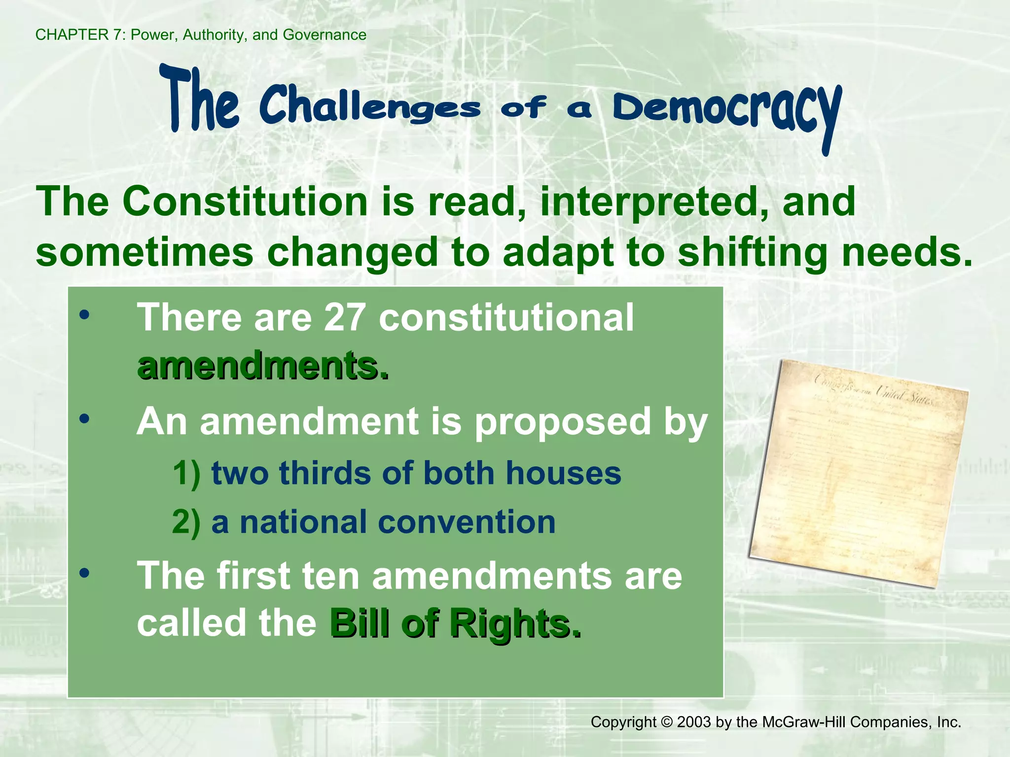 Chapter 7 power, authority, and governance | PPT