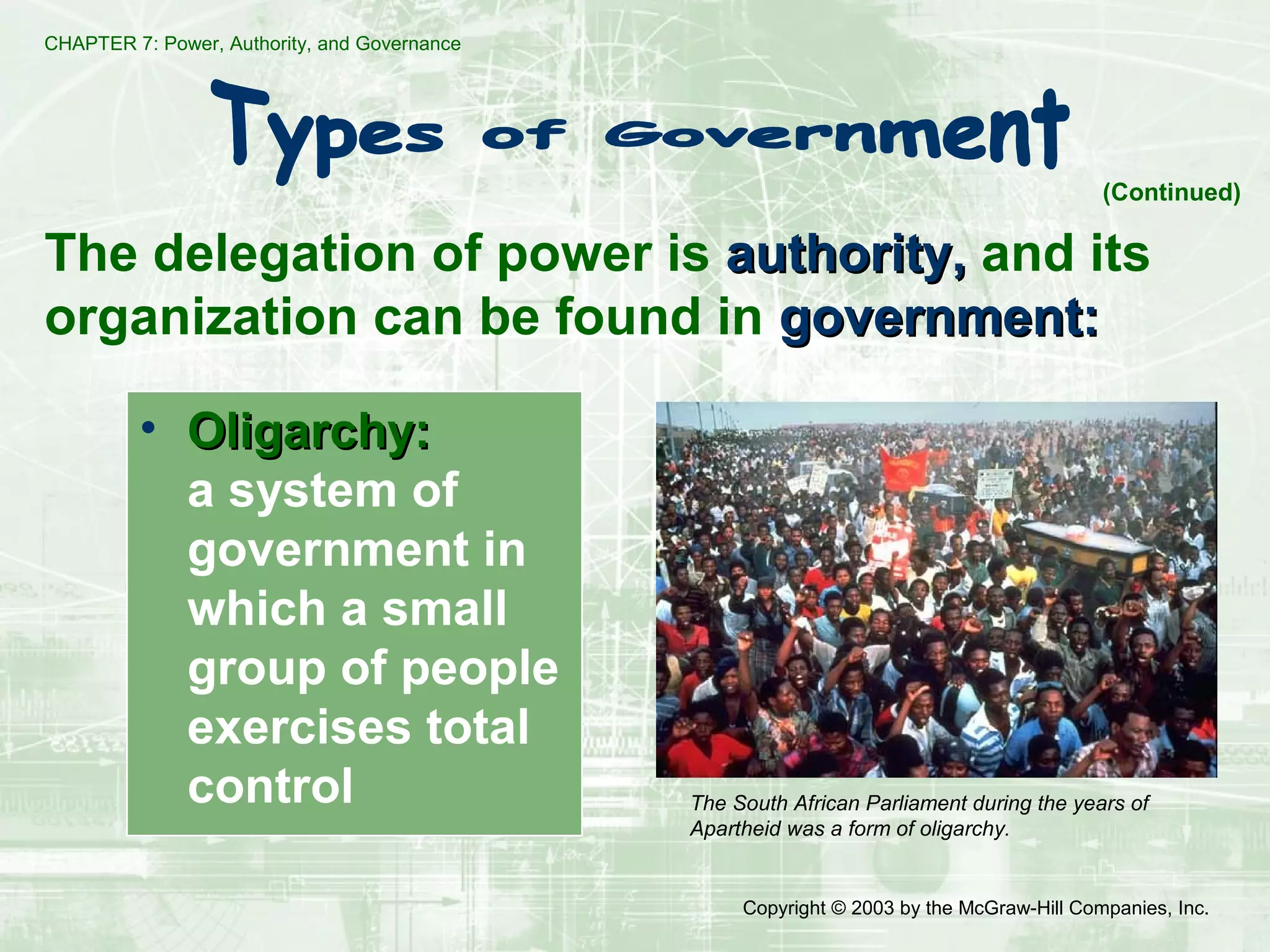 Chapter 7 power, authority, and governance | PPT