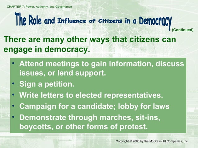 Chapter 7 power, authority, and governance | PPT