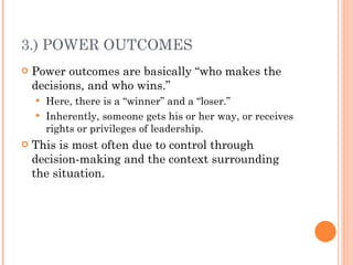 Chapter 7: Power, Infuence and Decision-Making | PPT