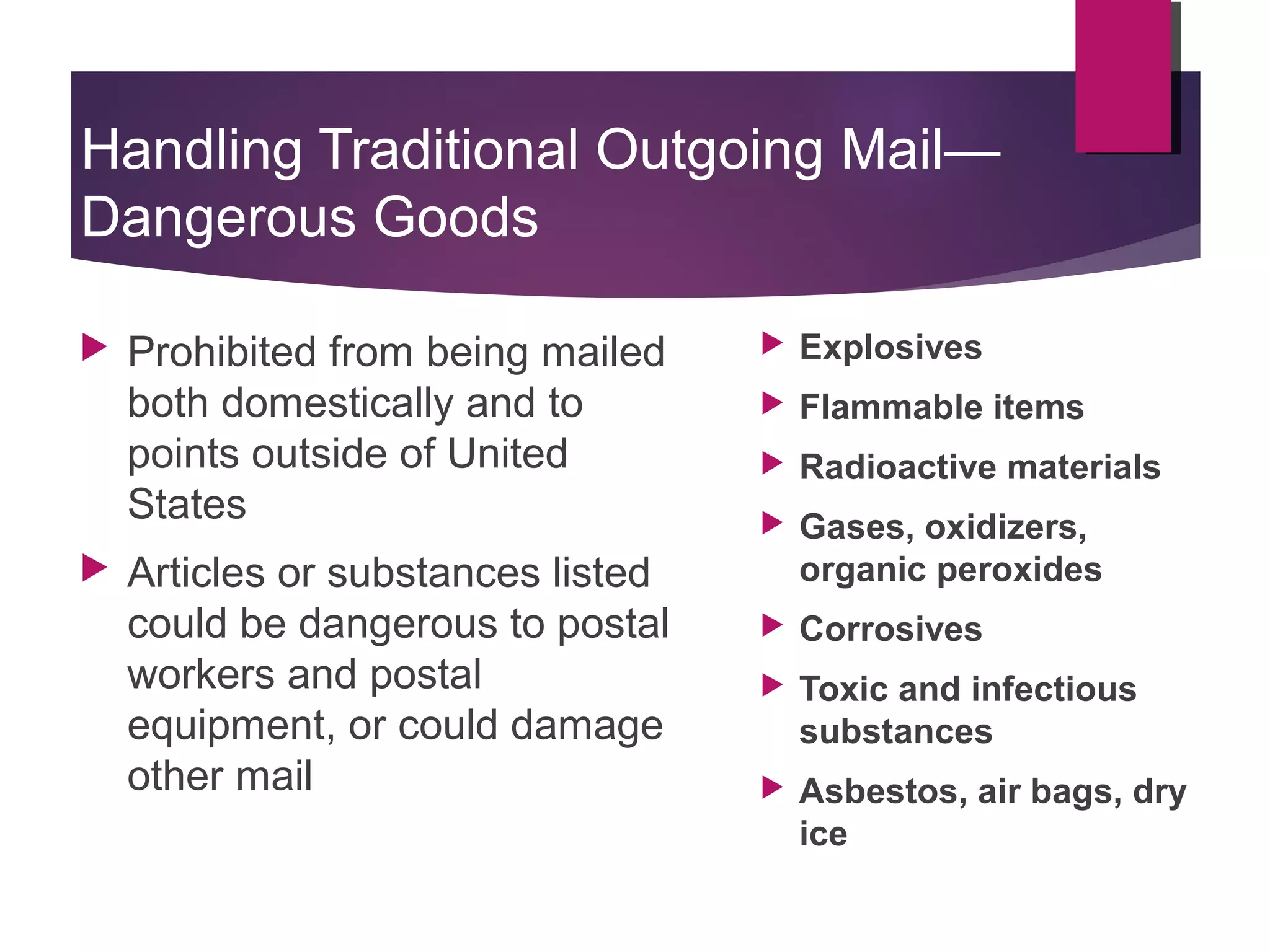 Chapter 7: Processing Mail | PPT