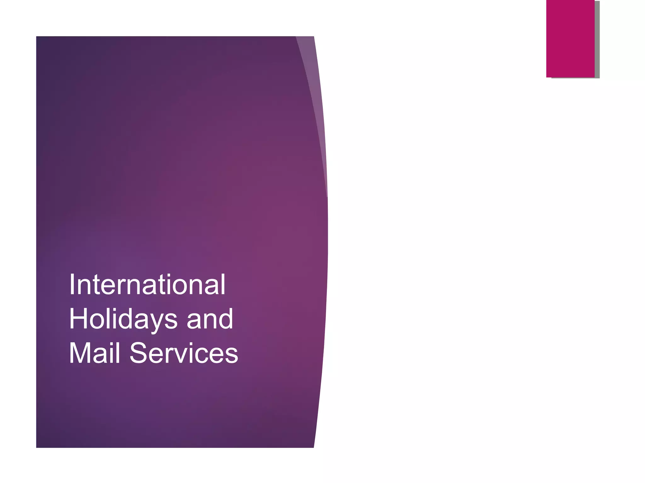 Chapter 7: Processing Mail | PPT