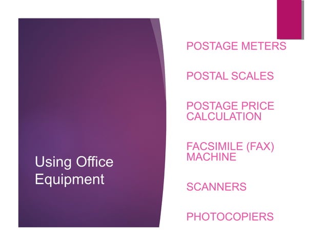 Chapter 7: Processing Mail | PPT