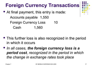 Chapter 7 forighn currency accounting ppt | PPT