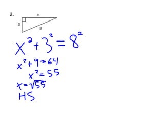 Geometry Chapter 7 Practice Test (B) P6 | PPT