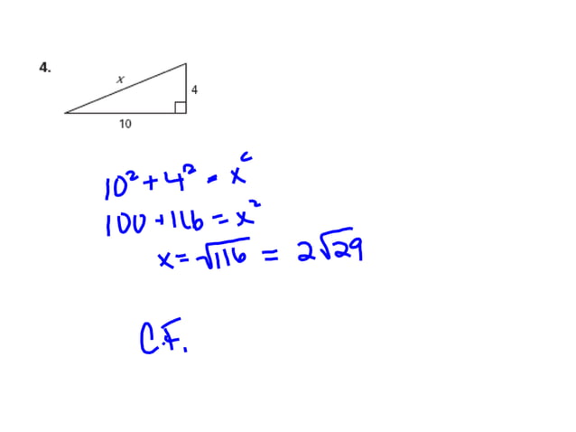 Geometry Chapter 7 Practice Test (B) P6 | PPT