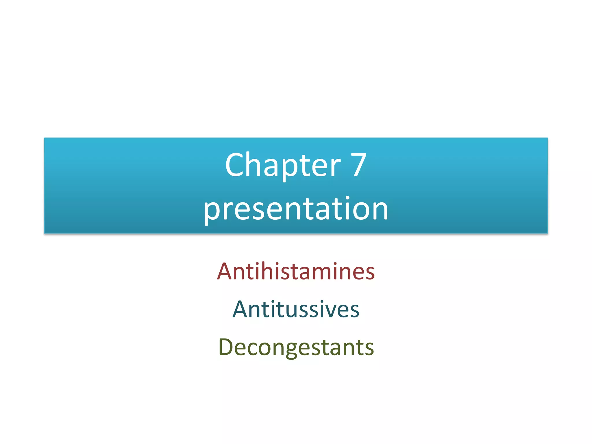 Chapter 7 Presentation | PPTX | Allergies | Diseases and Conditions