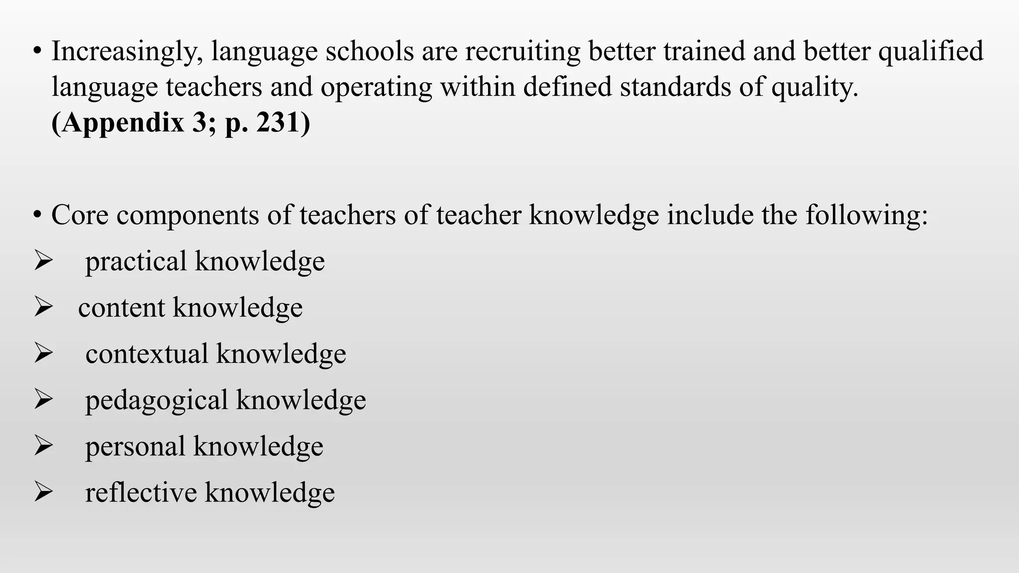 Providing for effective teaching (chapter 7 curriculum development in ...