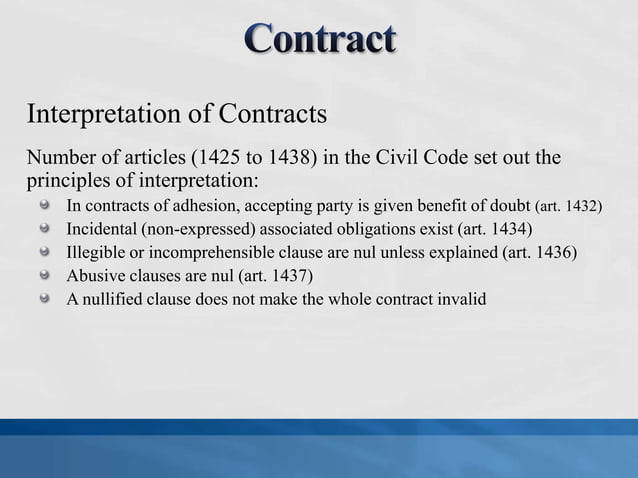 Chapter 7 principles_of_contract_law | PPT