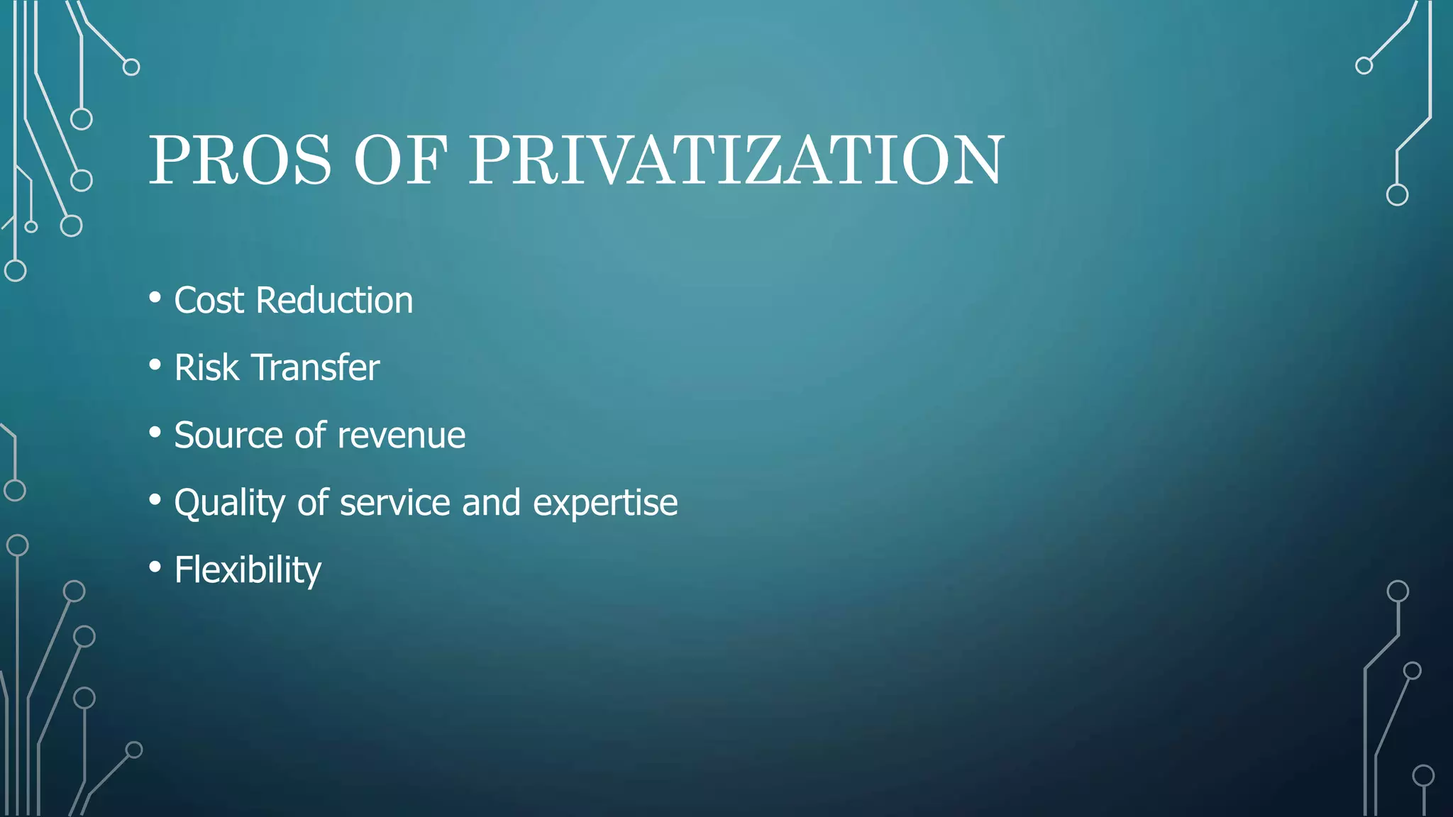 Chapter 7 privatization | PPT