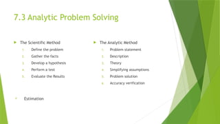 Chapter 7 Problem Solving Presentation for Engineering | PPTX