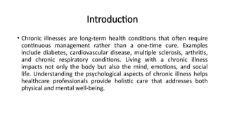 Psychological and Social Dimensions of Chronic Illness Management in ...