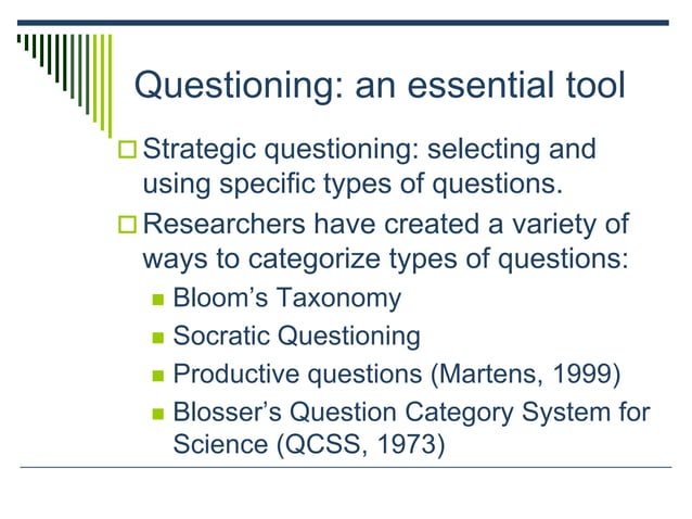 Chapter 7 questioning | PPT
