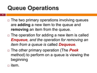 Chapter 7: Queue data structure | PPT