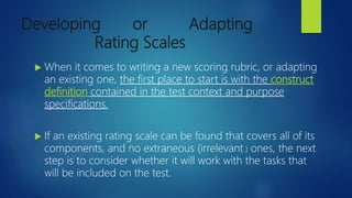 Rating scales Chapter 7 by Ahmet YUSUF | PPTX