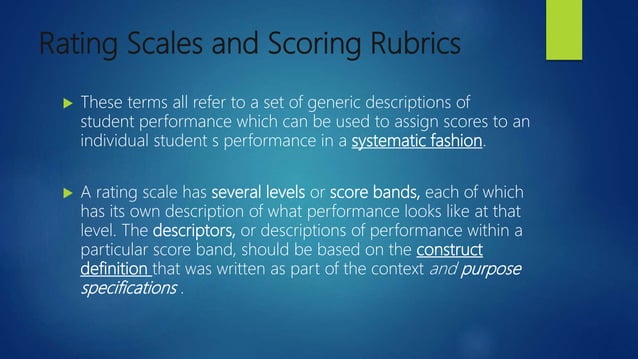 Rating scales Chapter 7 by Ahmet YUSUF | PPT