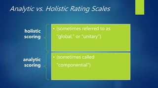 Rating scales Chapter 7 by Ahmet YUSUF | PPTX