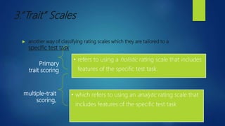 Rating scales Chapter 7 by Ahmet YUSUF | PPTX