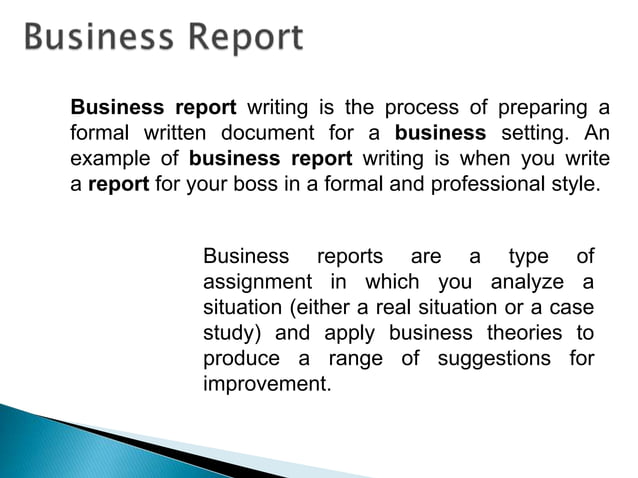 Chapter: Report Writing | PPT