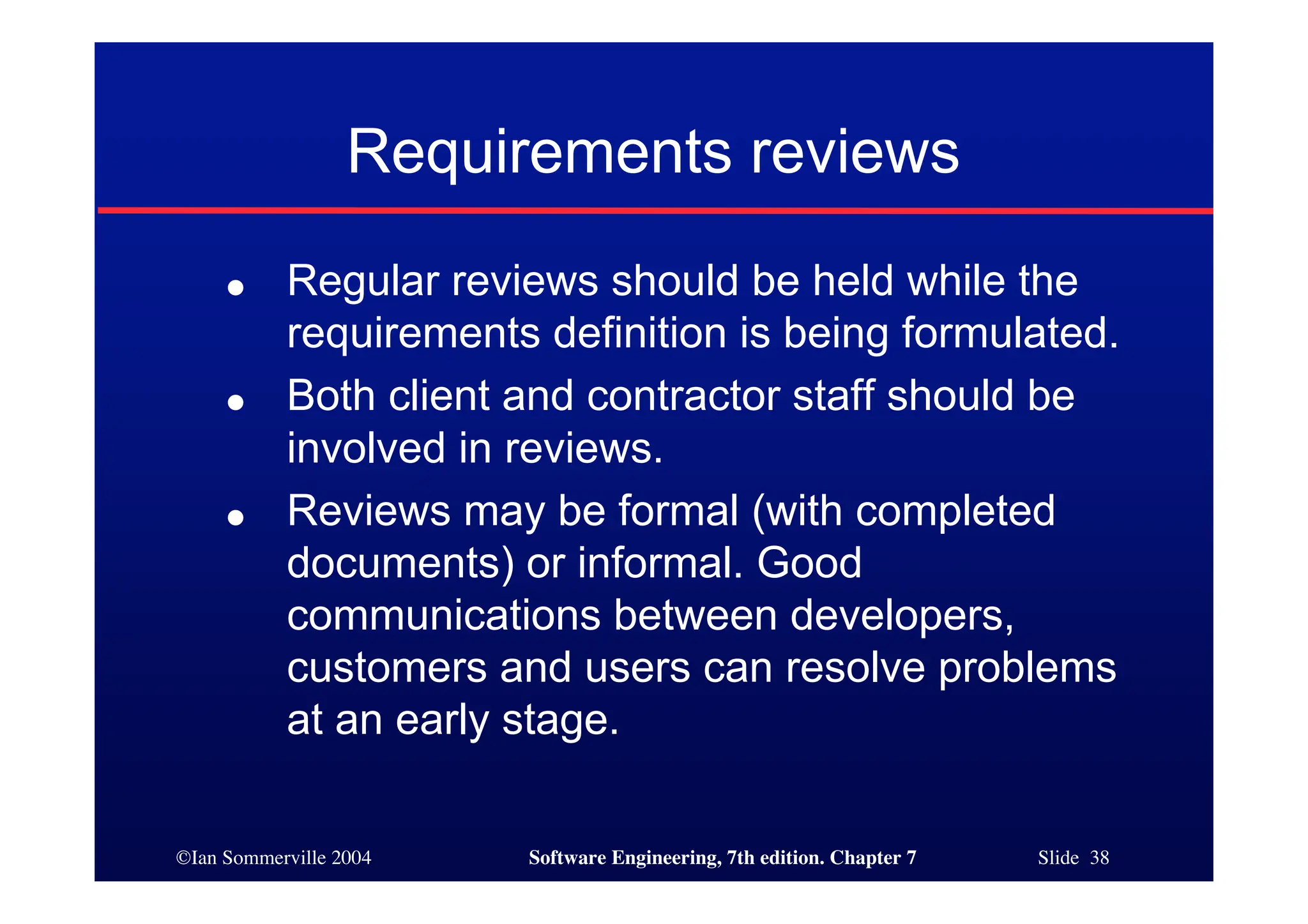 Chapter 7 Requirements Engineering Process | PPT