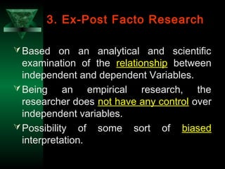 Chapter 7 (research design) | PPT