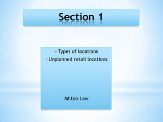 Chapter 7 retail locations ppt | PPTX