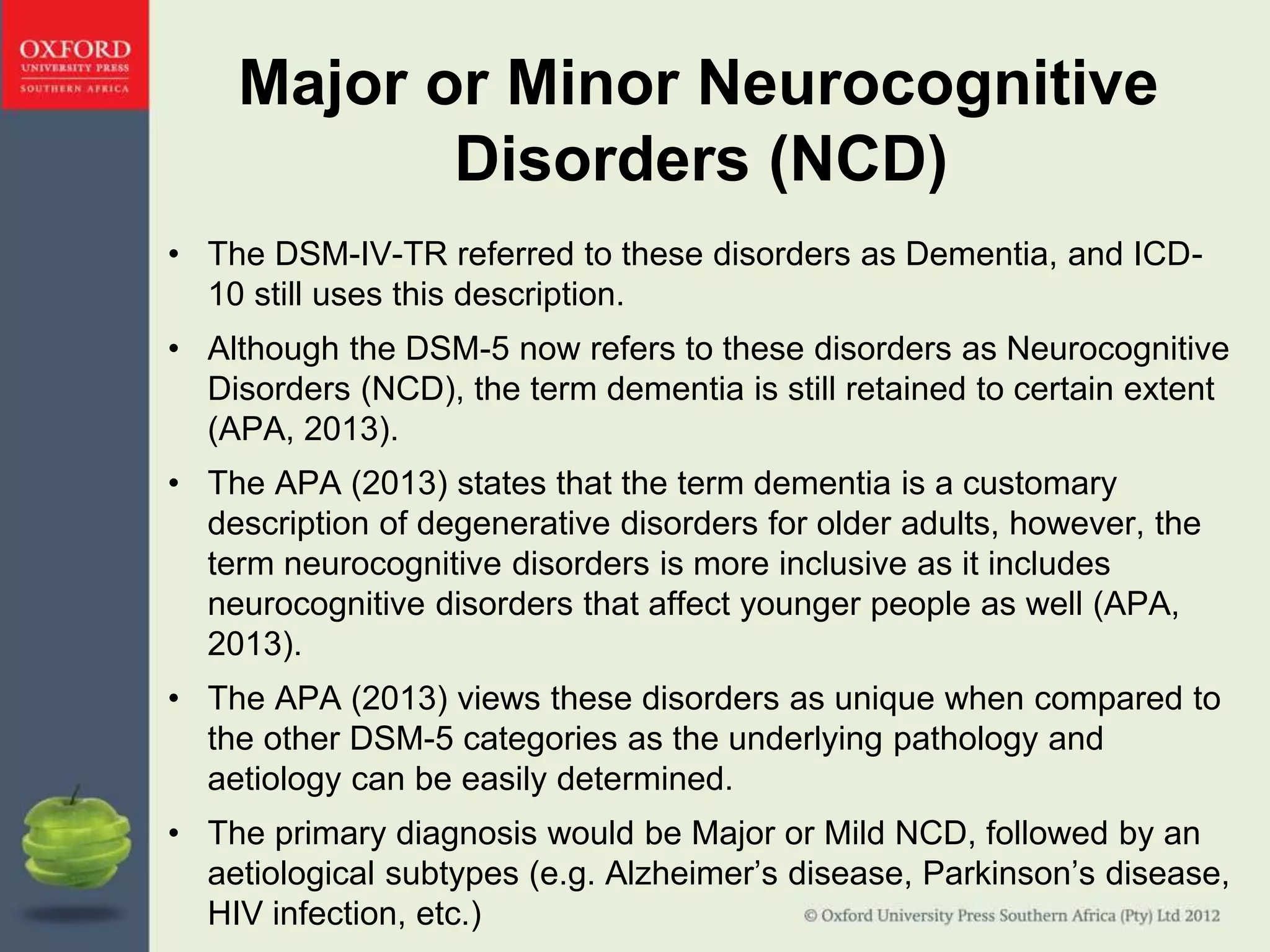 Chapter 7 (revised) | PPTX | Brain and Nervous System Disorders ...