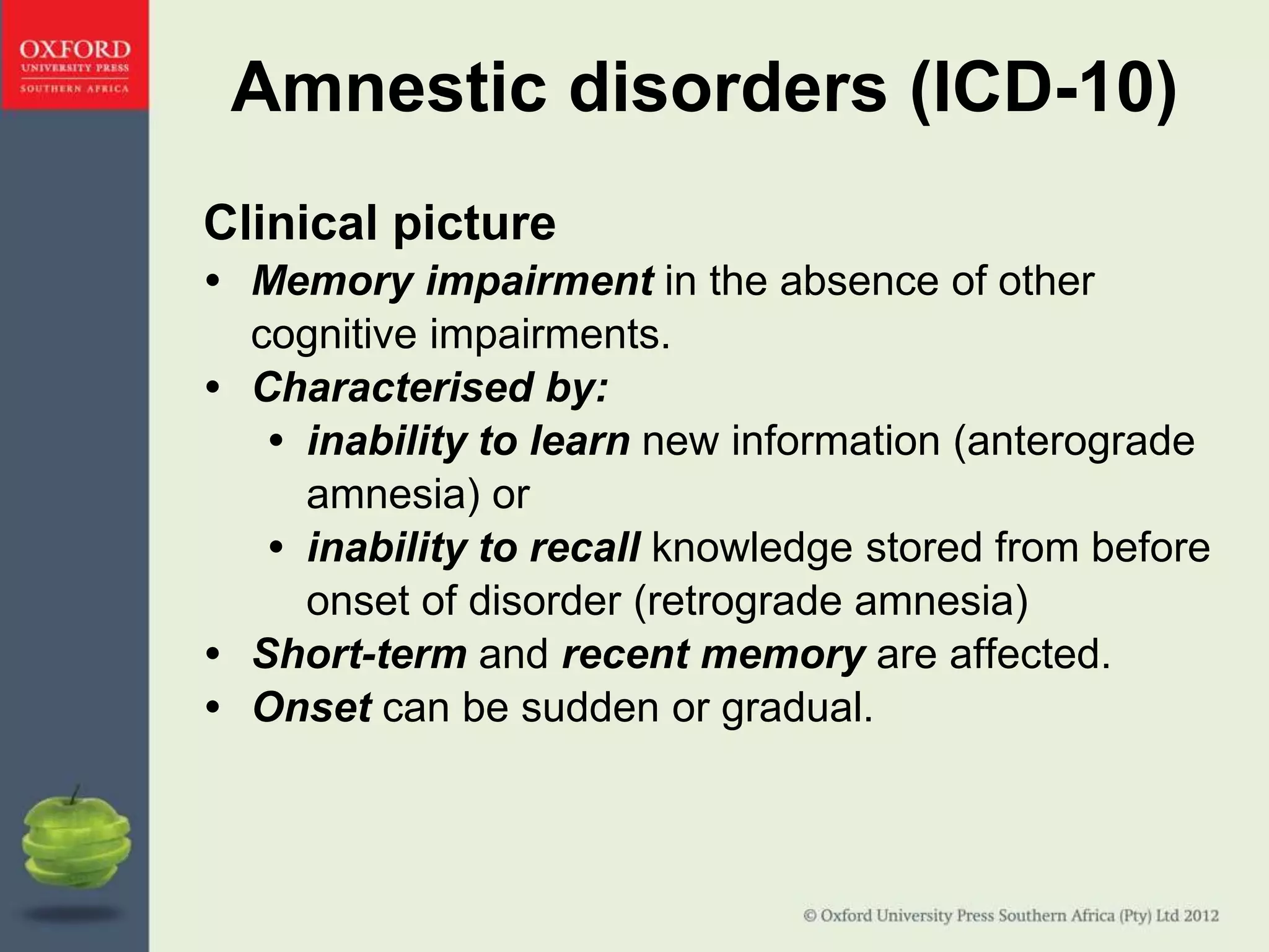 Chapter 7 (revised) | PPTX | Brain and Nervous System Disorders ...