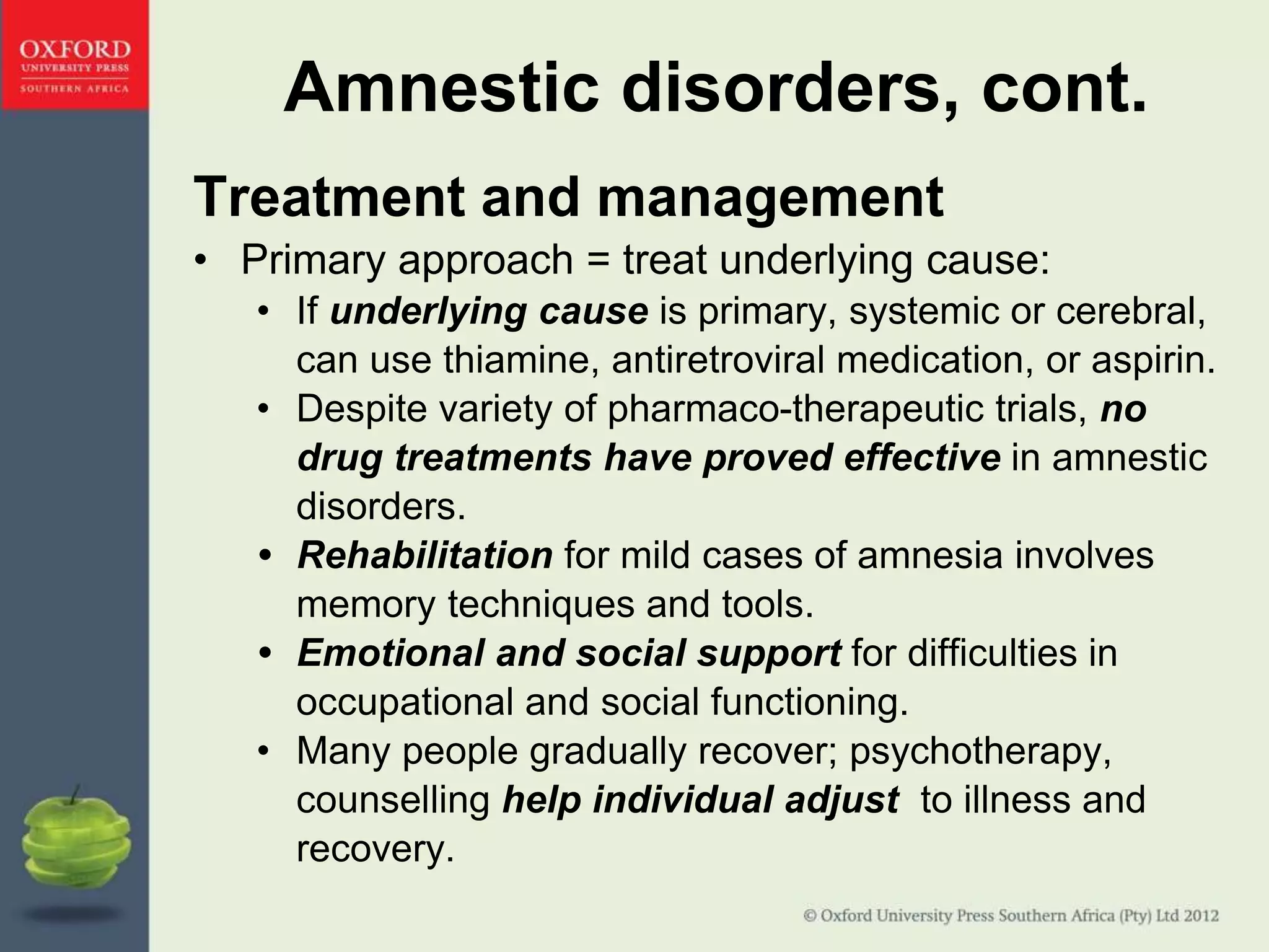 Chapter 7 (revised) | PPTX | Brain and Nervous System Disorders ...
