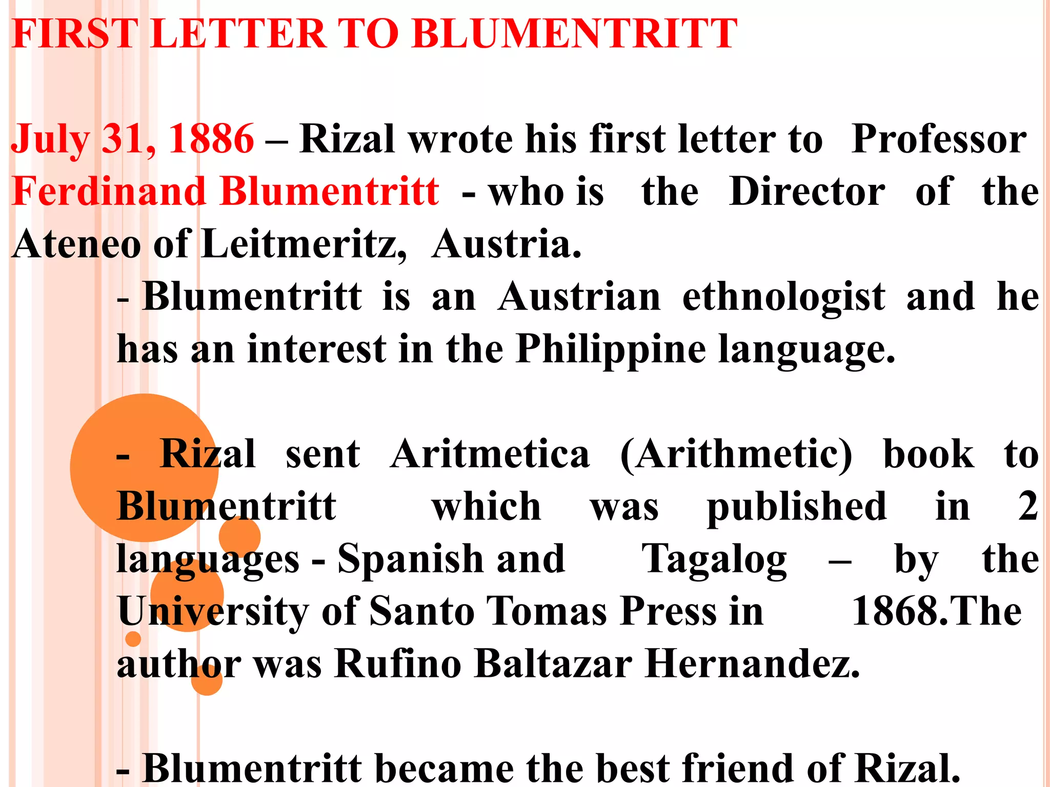 Chapter 7 rizal | PPTX