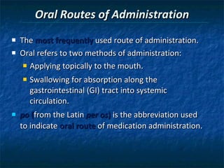 Chapter 7 route and formulations | PPT