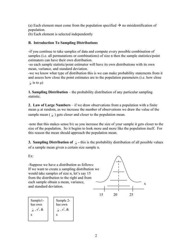 Chapter 7 sampling distributions