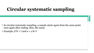 Chapter 7 sampling methods | PPTX