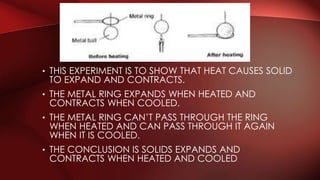 Chapter 7 science form 1...experiment | PPTX