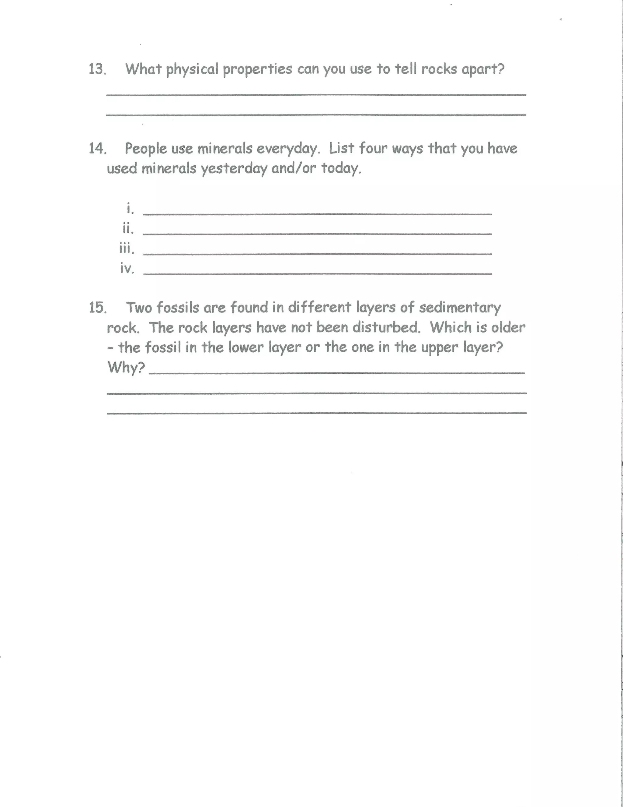 Chapter 7 Science Review | PDF