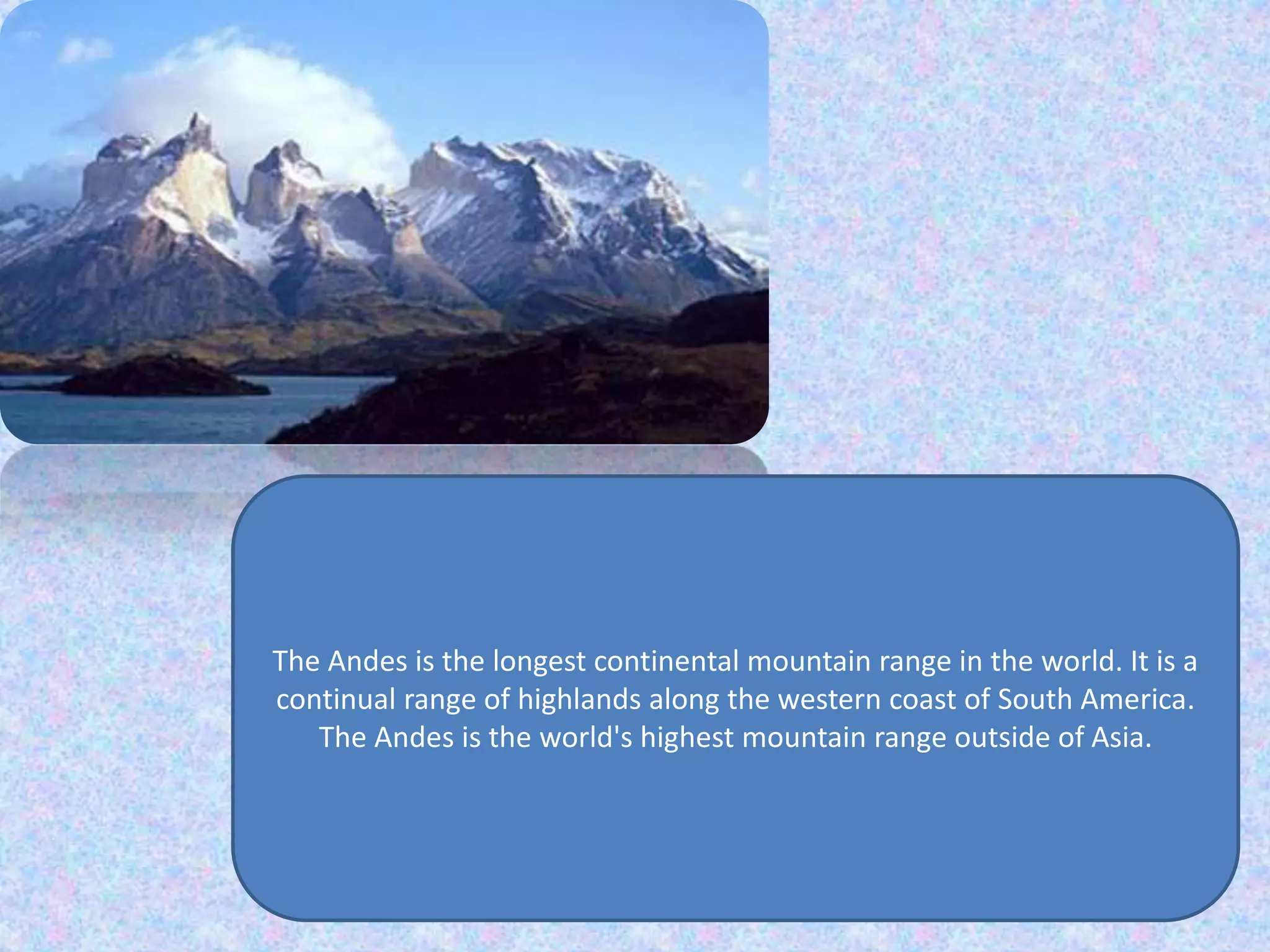 physical geography of south america | PPT