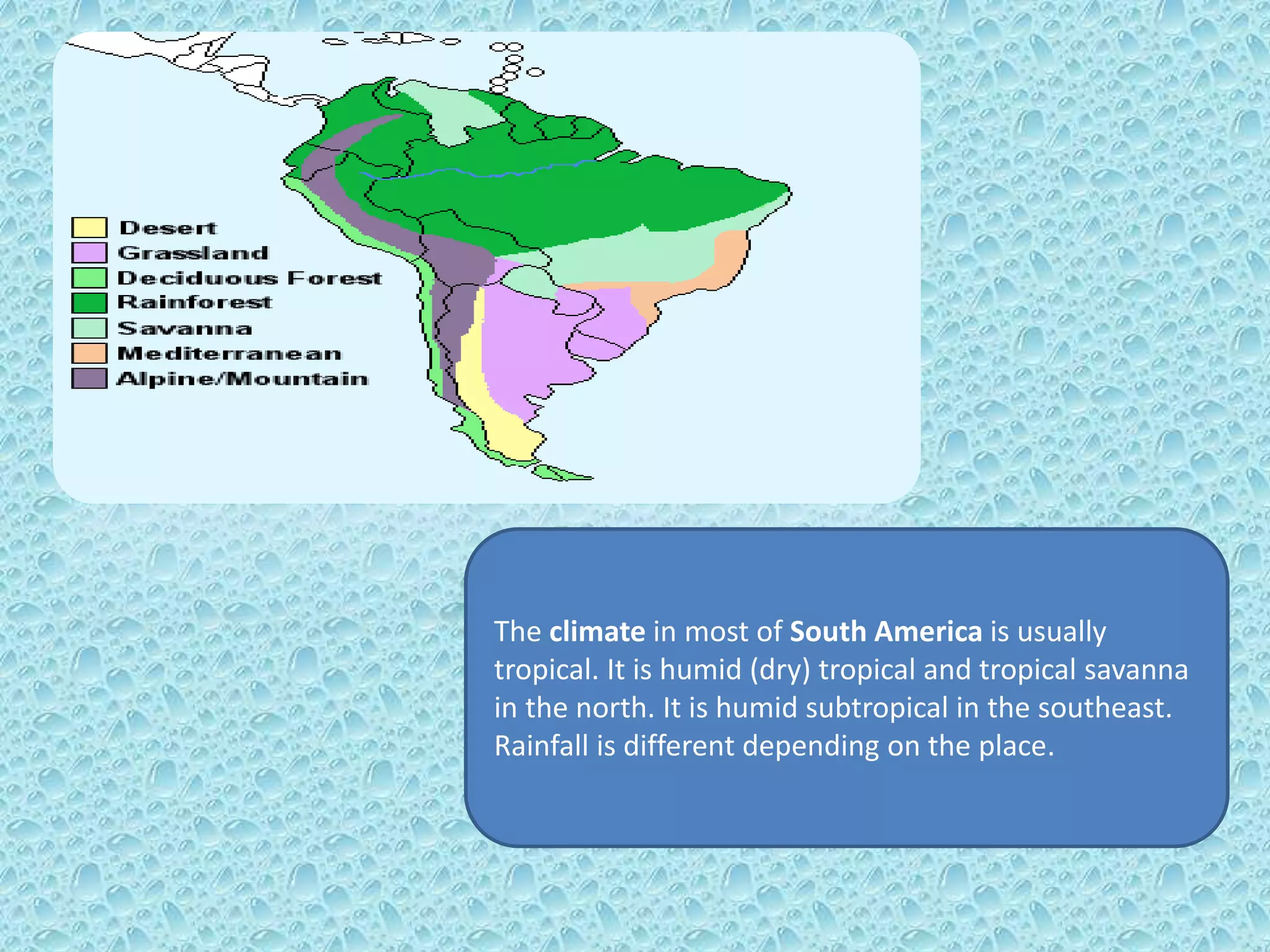physical geography of south america | PPT