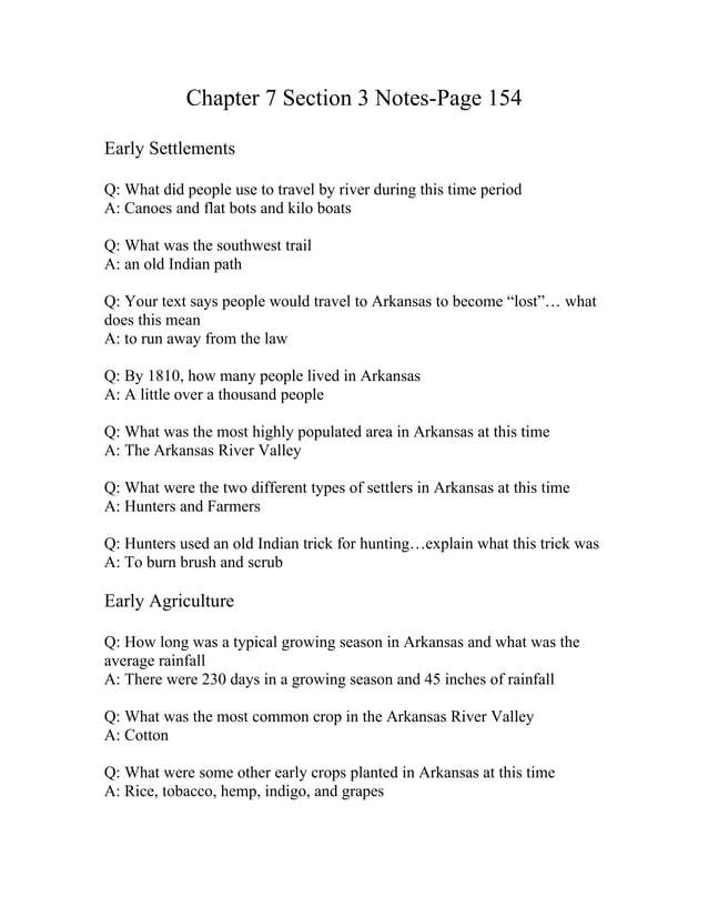 Chapter 7 Section 3 Notes[1] | DOC