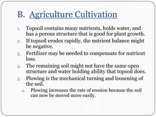 Chapter 7 section 3 (soil erosion) | PPTX | Agriculture | Industries