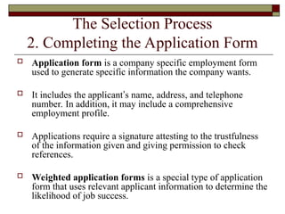 Chapter 7 Selection .pptnnnnnnnnnnnnnnnnnn | PPT