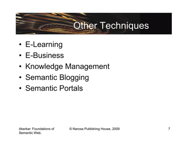 Chapter 7 semantic web | PDF
