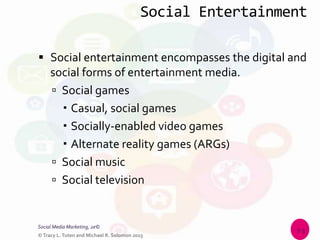 Chapter 7 (social entertainment) | PPT