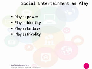 Chapter 7 (social entertainment) | PPT