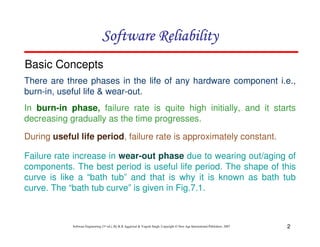 Chapter 7 software reliability | PDF